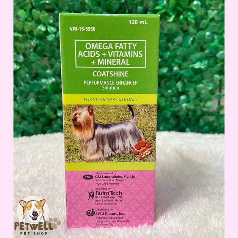 PETWELL CoatShine Performance Enhancer Solution for Pets Coatshine ...