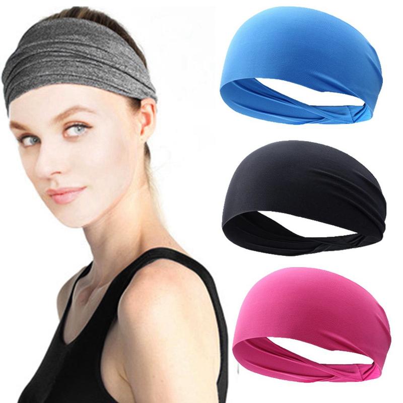 Elastic Outdoor Gym Accessories Athletic Running Hair Band Yoga ...