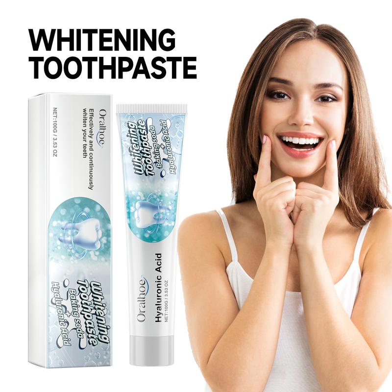 ORALHOE Hyaluronic Acid Whitening Toothpaste Teeth Cleaning Yellow ...