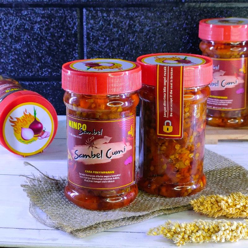 [ COD ] sambal cumi mindo nyok pedas gurih Asin - Shop | Tokopedia