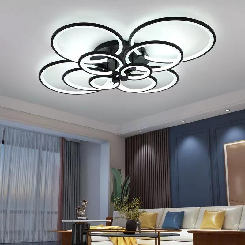 Lampu Siling Moden, Reka Bentuk Nordic, Lampu Pusat LED, Mudah ...