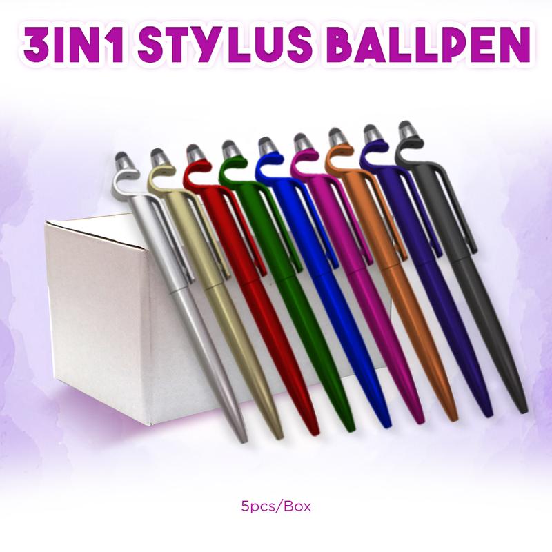 (50pcs) 3-In-1 Multi-Function Stylus Ballpen Cellphone Stand - TikTok Shop Philippines