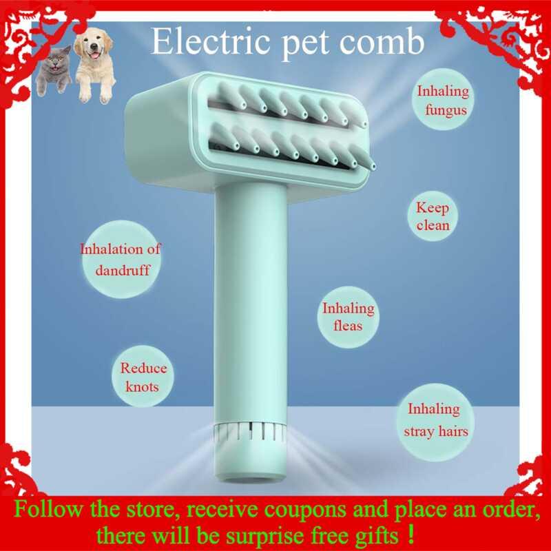 Electric Pet with USB Wireless Charging Base Dog Hair Cat Comb - TikTok ...