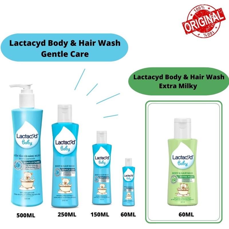 LACTACYD Baby Cleansing and Moisturizing 60ml / 150ml / 250m - Shop ...
