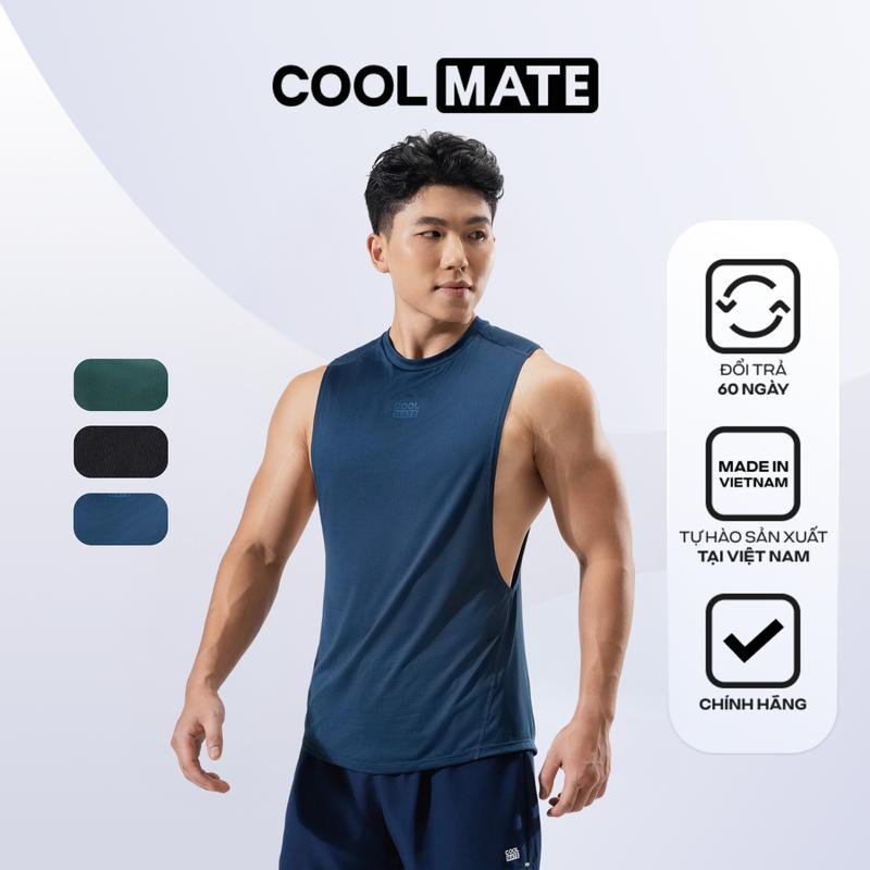 Áo Drop Arm Gym vải Mesh Peach thấm hút tốt - Coolmate - TikTok Shop ...