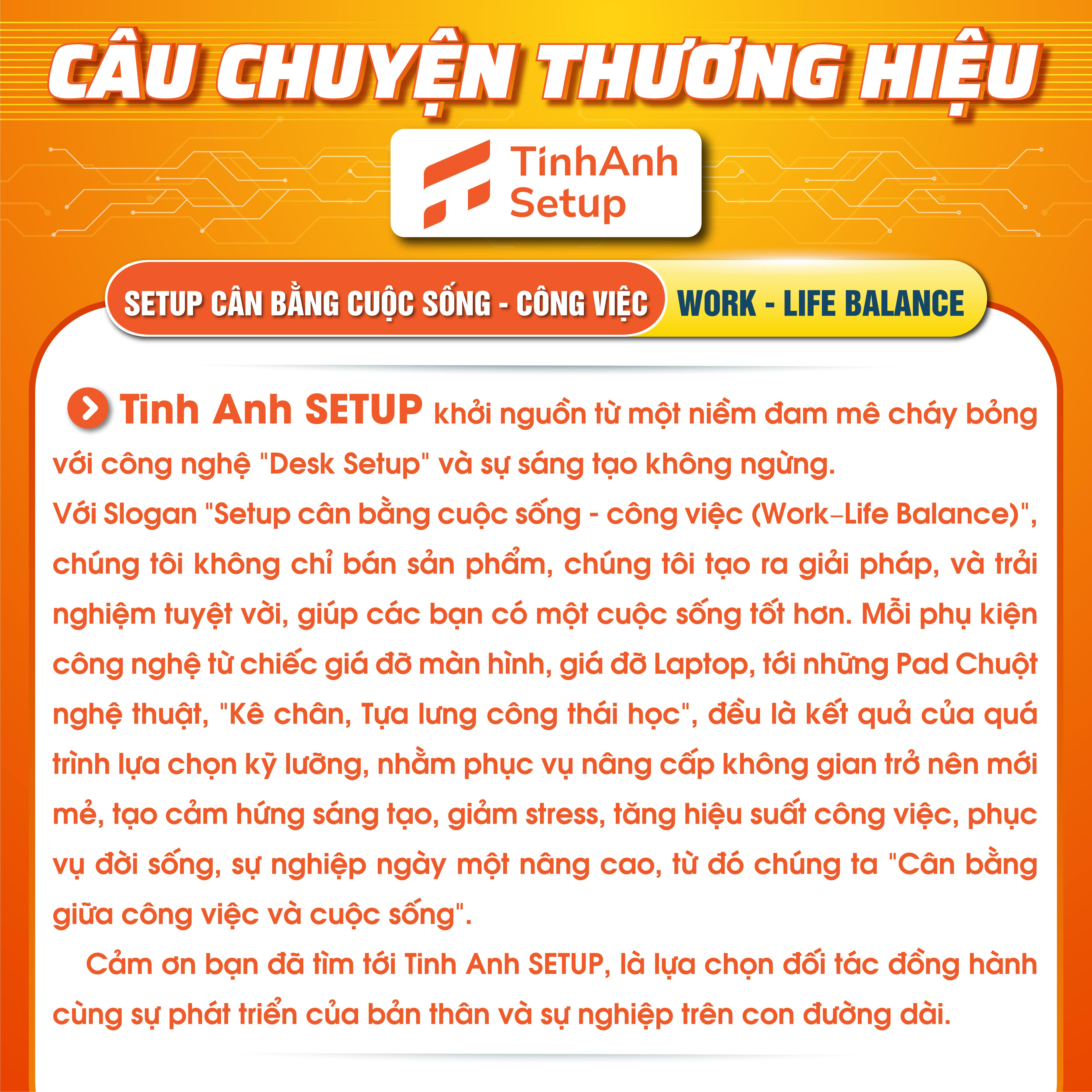 Khung bàn văn phòng TinhAnh Modern Desk BT98 - TinhAnh Setup