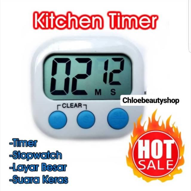 DR GRAY Kitchen Timer alarm dapur digital masak clock stopwatch - Shop ...