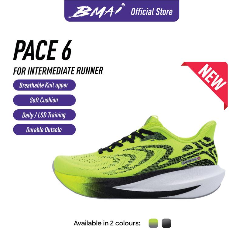【NEW LAUNCH】BMAI Pace 6 Cushioning Running Shoes Daily And Long - TikTok Shop Malaysia