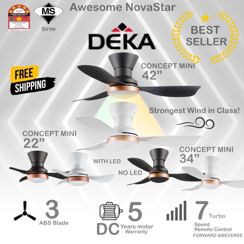 Deka Concept Mini 22" 34” 42” DC motor 7 Speed Remote contro - TikTok ...