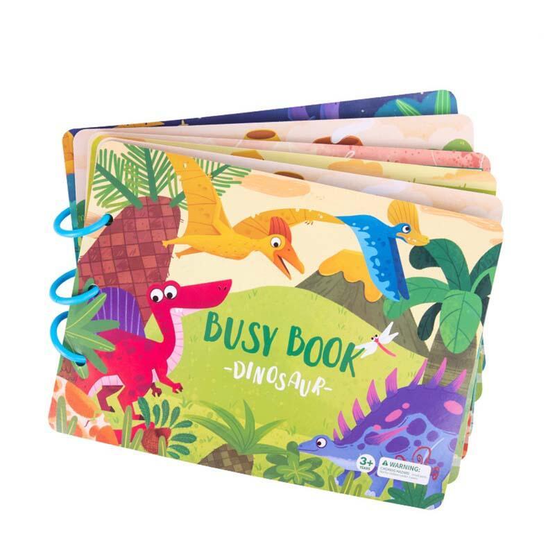 Treeyear Preschool Magnetic Busy Book, 2 Themed Stickers Sensory Fine ...
