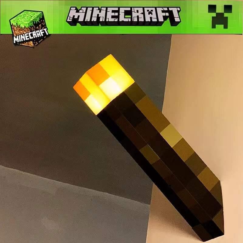 Minecraft Game Rechargeable Night Light Pixel Flashlight Night - TikTok ...