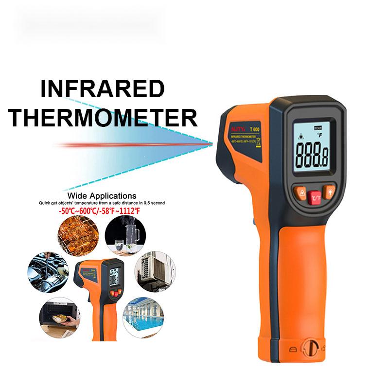 Termometer Inframerah Digital, Meter Suhu Laser Tanpa Sentuhan ...