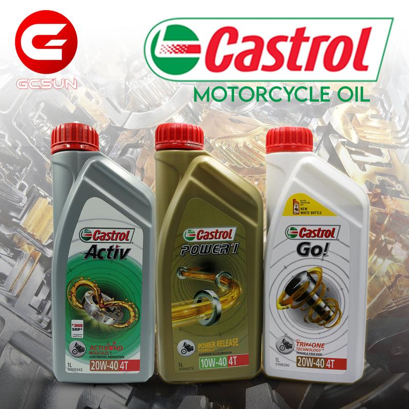 CASTROL ENGINE OIL 1 LITER-GCSUN MOTORCYCLE - TikTok Shop Philippines