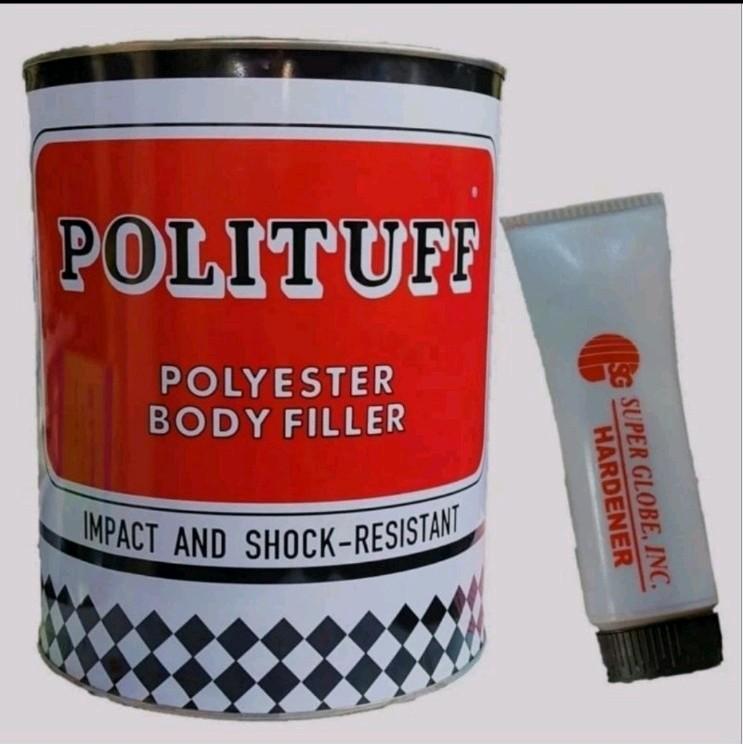 Polituff Polyester Body Filler with Hardiner (1LITER) - TikTok Shop ...