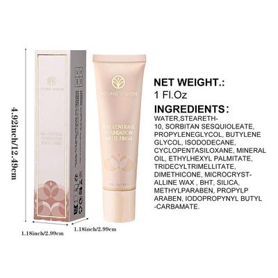 1 Piece YOUNG VISION Full Coverage Foundation TikTok Analytics Profile ...