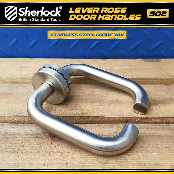 Jual Gagang Pintu Handle Roses Stainless Steel SUS 304 Sherlock Type ...