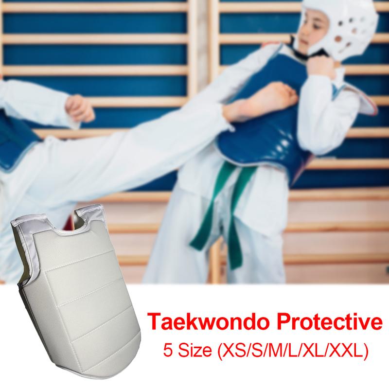 Taekwondo Karate Chest Guard Vest Boxing Karate Breast Protector ...