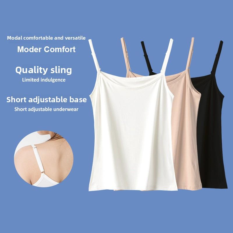 2025 Summer New Moor Camisole Women's Inner White Slim Fit Slimming ...