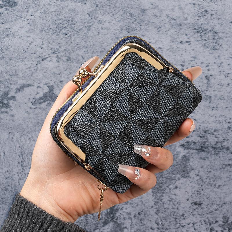 Dompet Wanita, Rekaan Bercetak Baharu, Pendek, Dompet Syiling Klip ...
