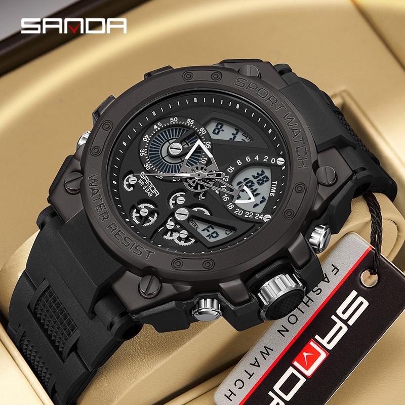 Jam Tangan Elektrik, Sanda, Mewah, Pelbagai fungsi, Jam Tangan Sukan ...