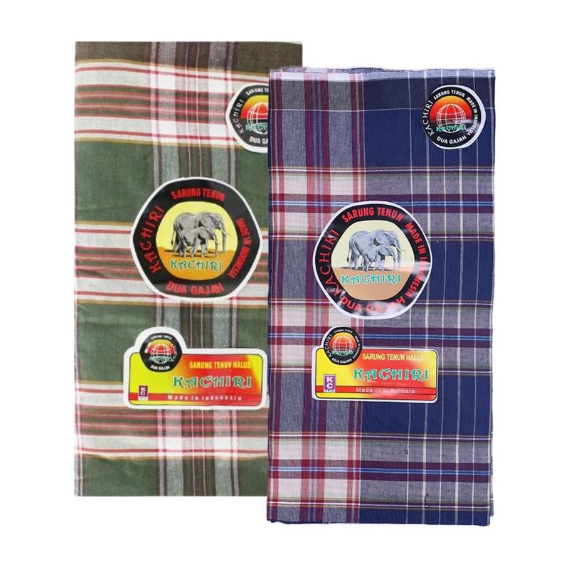 Pelikat Sarung Tenun Dua Gajah Mika SBCPDK01 Assorted (1 piece ...