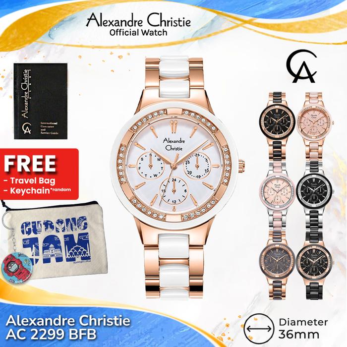 Promo Alexandre Christie Wanita AC 2299 BFB AC 2299 AC2299BFB Stainless ...