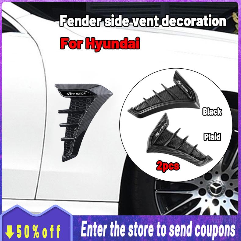 High quality 2pcs Carbon Fiber Car Fender Decoration Side Blade ...