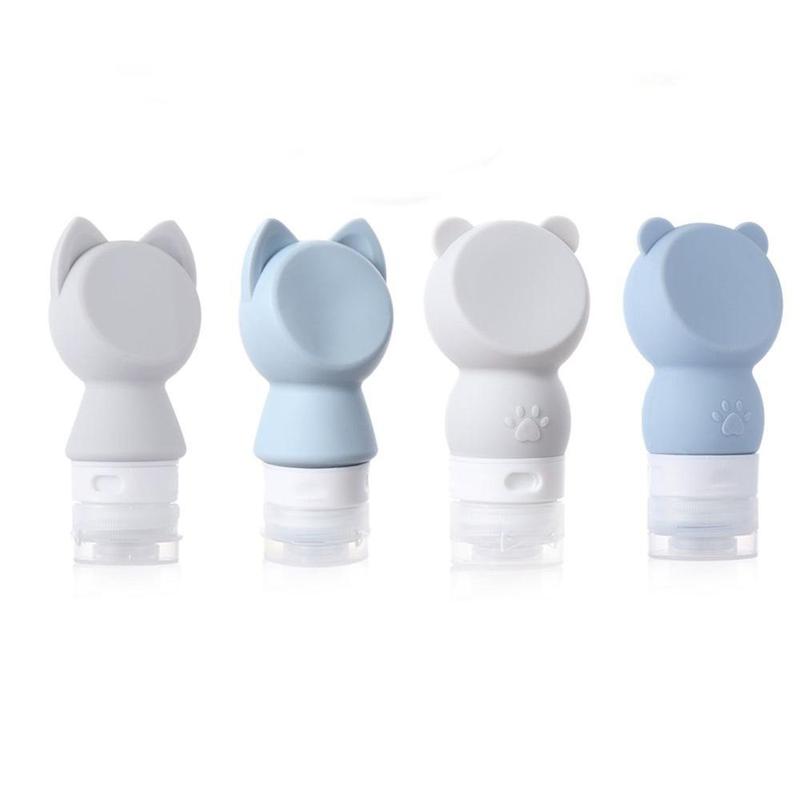 4 PCS Cartoon Cute Shampoo Holder Cosmetic Containers Makeup - TikTok ...