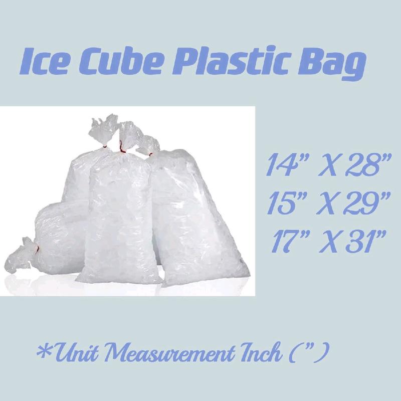 Ais Beg | Ice Cube Plastic Bag | Plastik Ais Batu | White, Blue ...