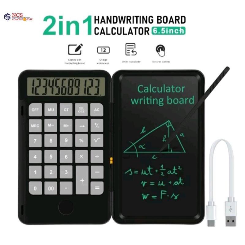 Calculator Writing Tablet Rechargeable Digital Drawing Pad 1 - TikTok ...