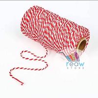 Promo 100Meter Tali Souvenir Benang Rami Goni Craft Hampers MERAH PUTIH ...