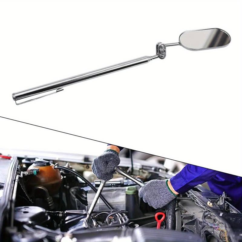 360 Swivel Flexible Mechanics Mirror With Telescoping Inspection ...
