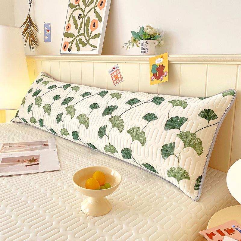 1 PC Cool Feeling Latex Quilting Double Long Pillowcase With - TikTok ...