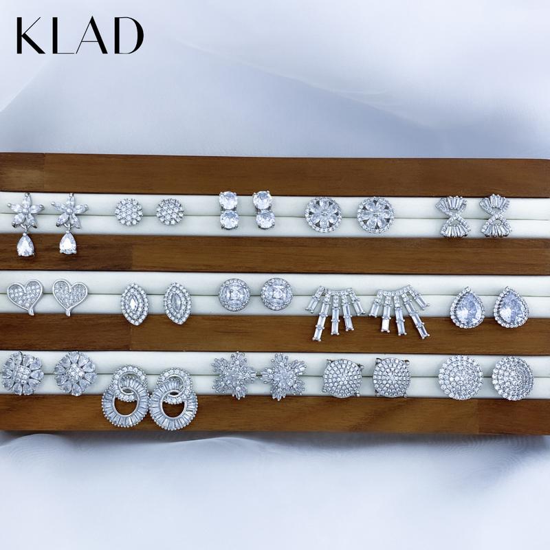 KLAD Nellie Earrings (Cubic Zirconia in Rhodium Collection) by - TikTok Shop Philippines