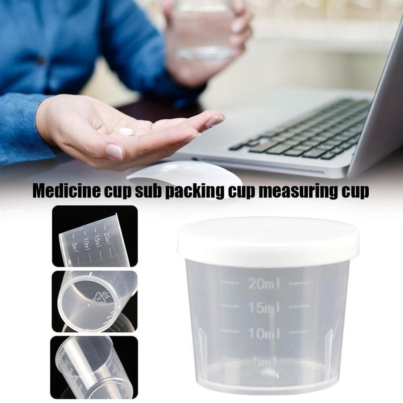 Small Measuring Cup With Lid, Oral Cup, Dispensing Cup, Measuring ...