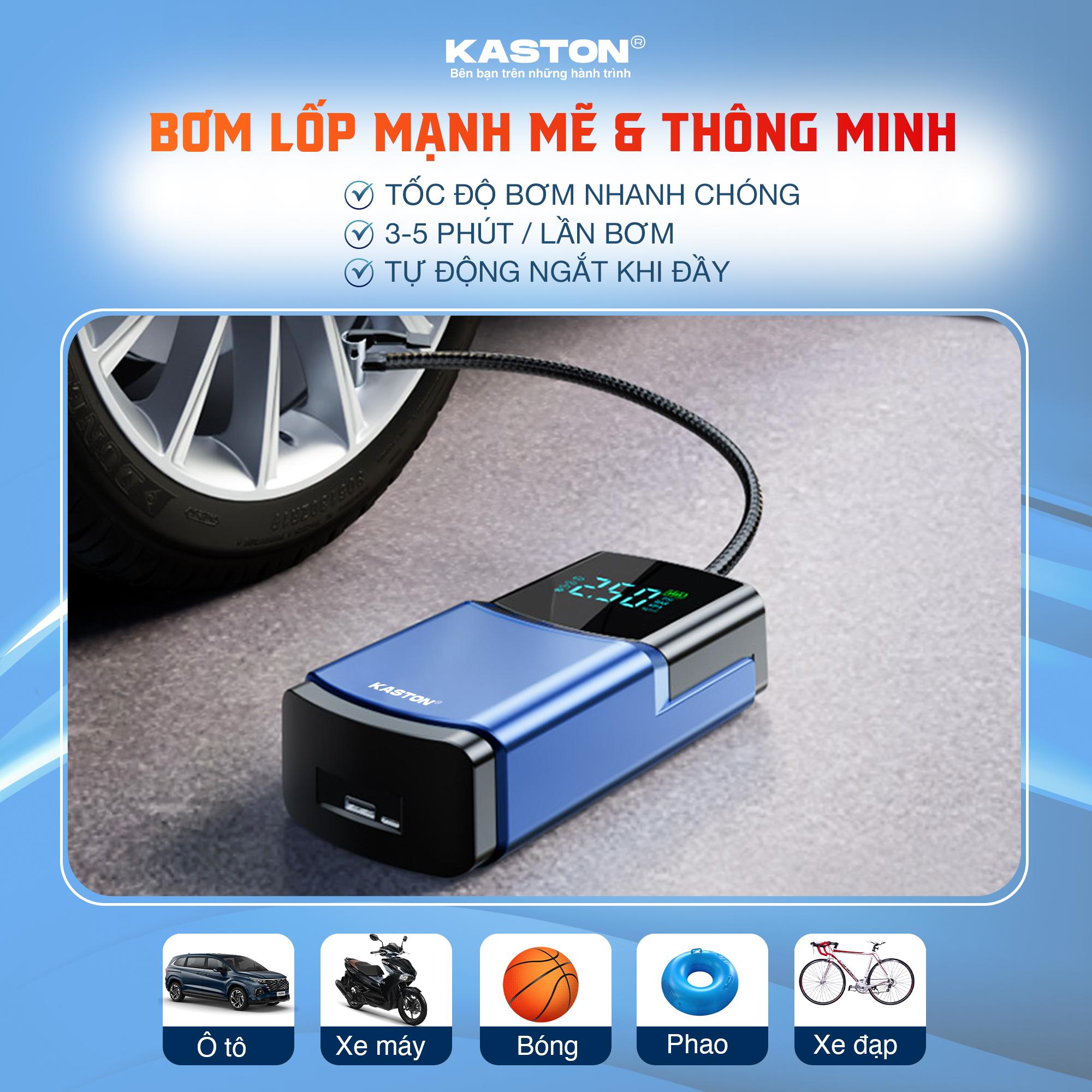 MÁY BƠM LỐP KÍCH BÌNH 4 IN 1 KASTON - Kaston Việt Nam