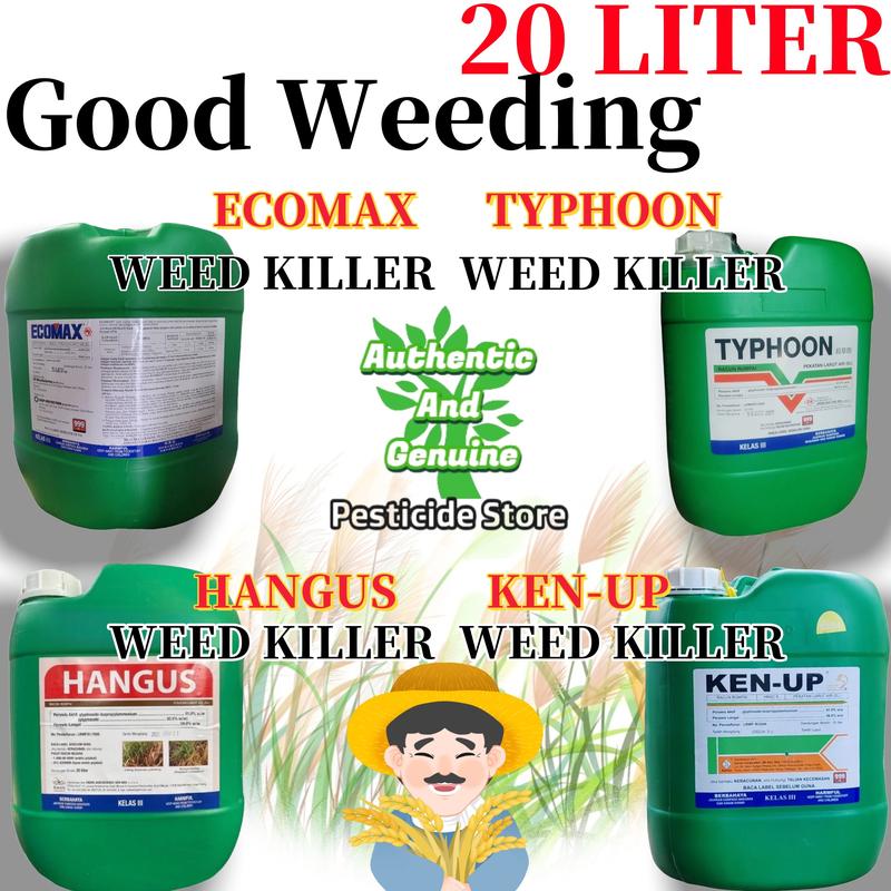 ORIGINAL Weed Killer Glyphosate 20L! ECOMAX, Farmfosate, Ken-up ...