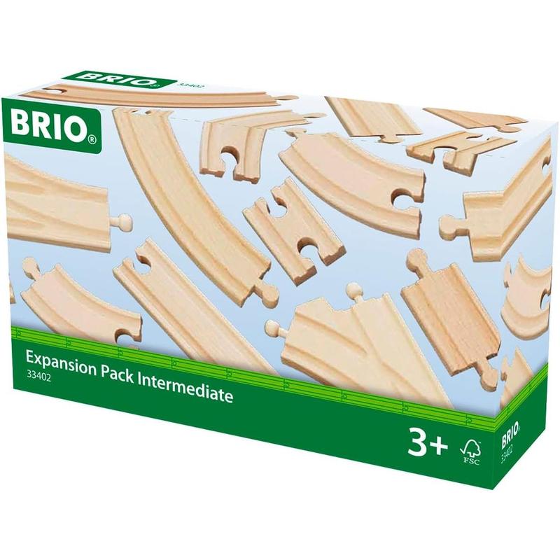 BRIO World 33402 Expansion Pack Intermediate - Wooden Train Set for ...