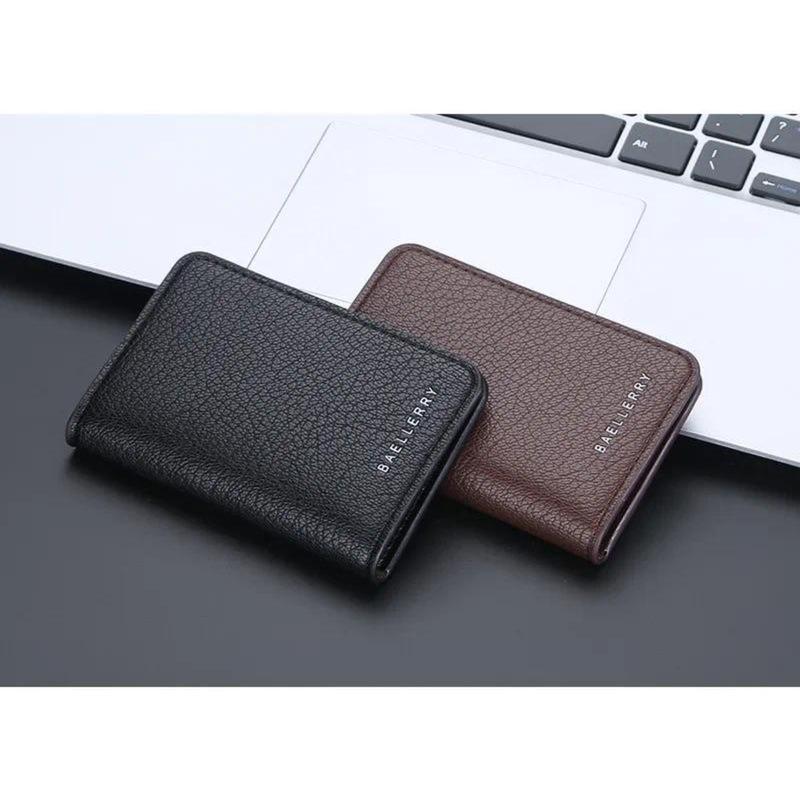 Ultra-thin Folding Wallet Men's Soft Pickup Wallet Mini Business ...