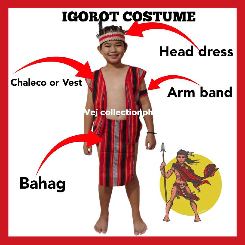 IGOROT TRADITIONAL KIDS NATIVE COSTUME - TikTok Shop Philippines