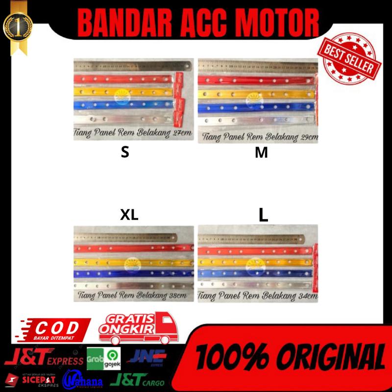 PROMO Tiang Panel Rem Belakang / Bracket panel penggaris besi Plat ...