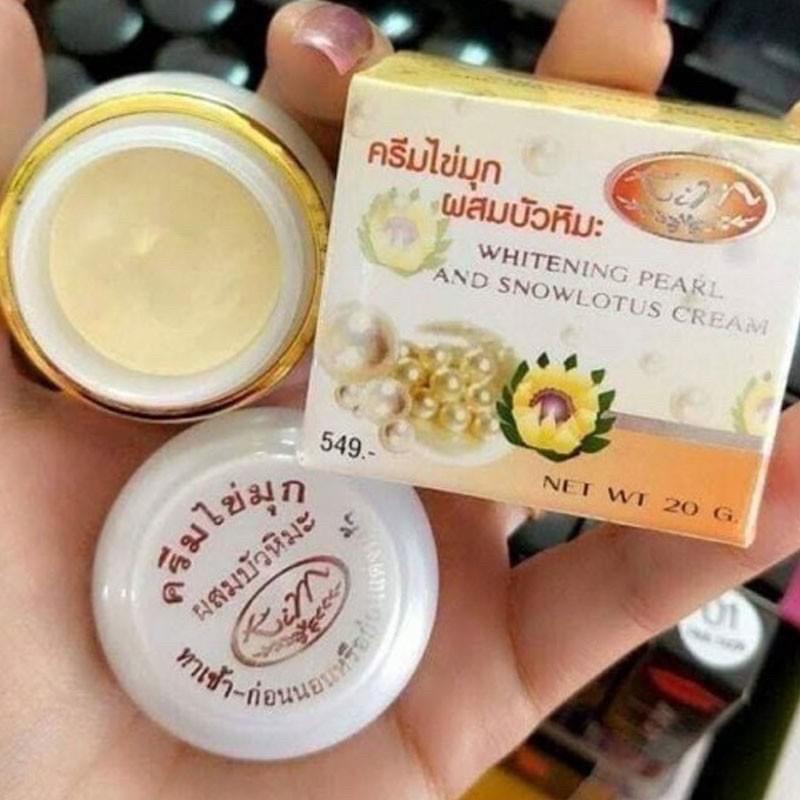 Thailand Kim Whitening Pearl and Snow Lotus Cream - TikTok Shop Malaysia