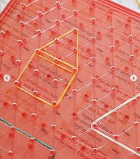 Promo Transparent Geoboard Papan Belajar Geometri - merah - Kota ...