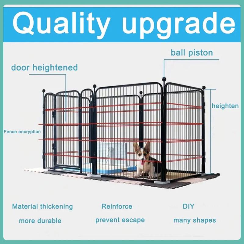 Three ColorDog fence Pet Playpen 120*60*60 DIY Pen Fence Dog - TikTok ...