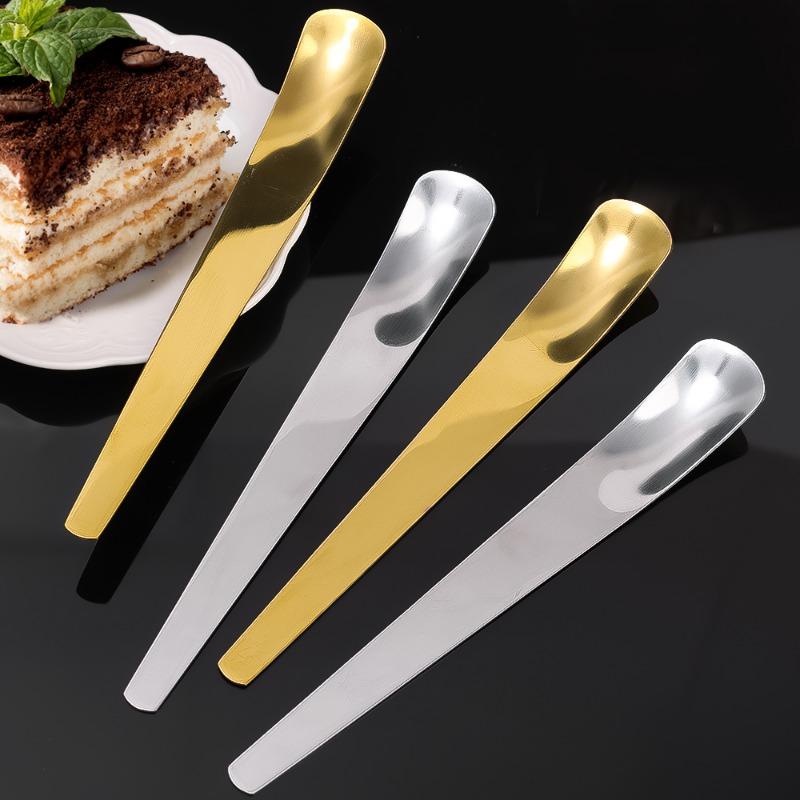 Coffee Spoon Stainless Steel Flat Spoon for Dessert Small Coffee ...