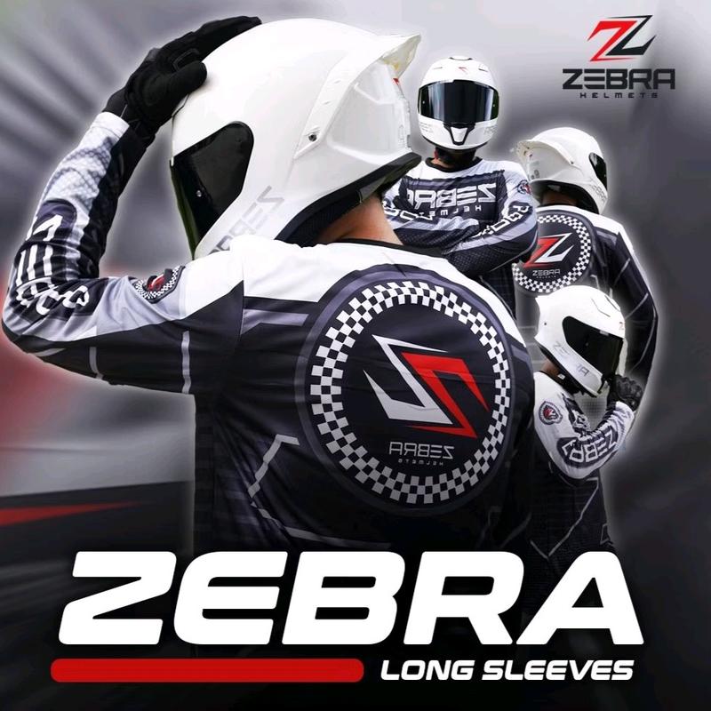 ZEBRA LONGSLEEVE STRETCHABLE FOR MOTORCYCLE RIDERS - TikTok Shop ...