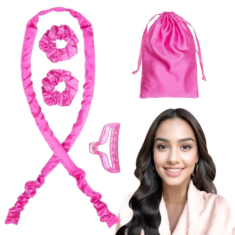 Satin Heatless Curling Set - Overnight Hair Curlers, Heatles - TikTok Shop
