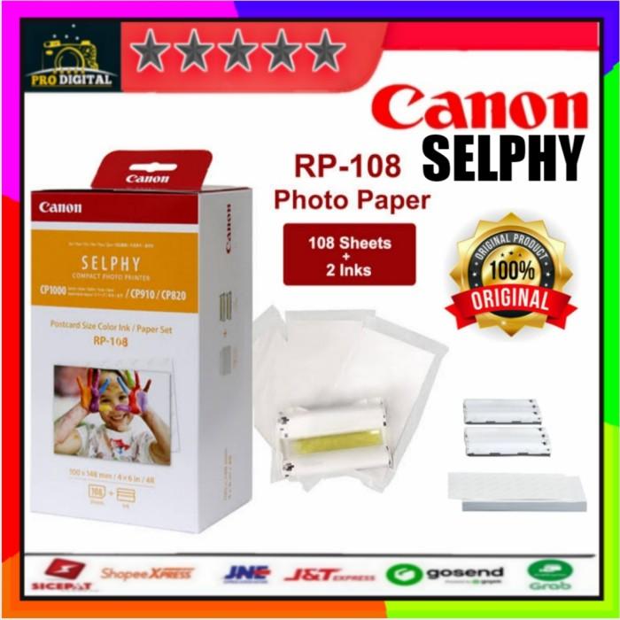 Canon Paper RP 108 Tinta Paper Canon Selphy CP820 CP910 CP1000 - Shop ...