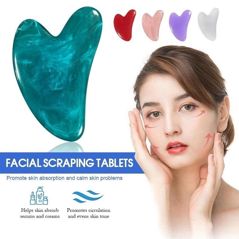 Stone Face Board Facial Scraping Plate Face Body Massage Too - TikTok ...