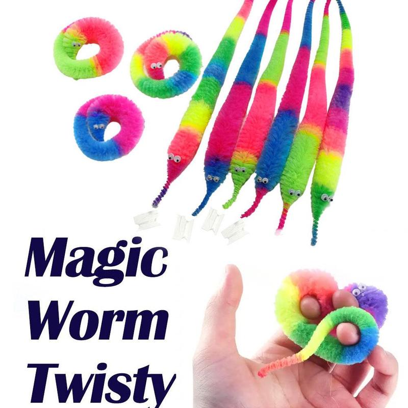 Magic Worm Twisted Worm Seahorse Toy Wacky Worm Street Magic - TikTok ...